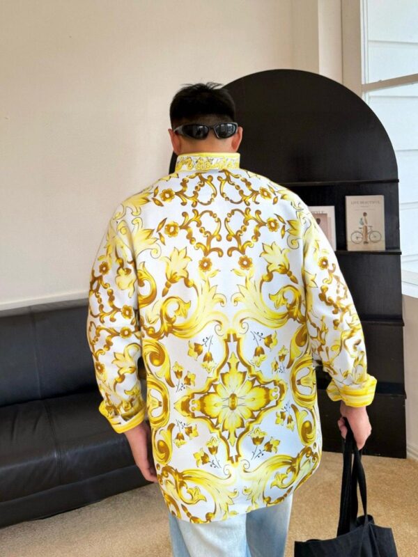ORNATE TILE SHIRT YELLOW SHIRT – Stylestatement